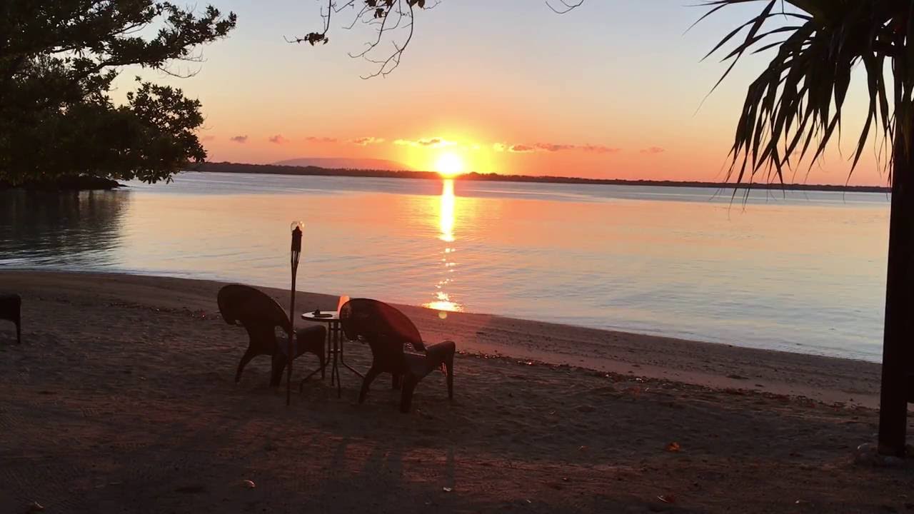 the magical Vanuatu sunrise over Bali Hai (Ambae island) - today ...