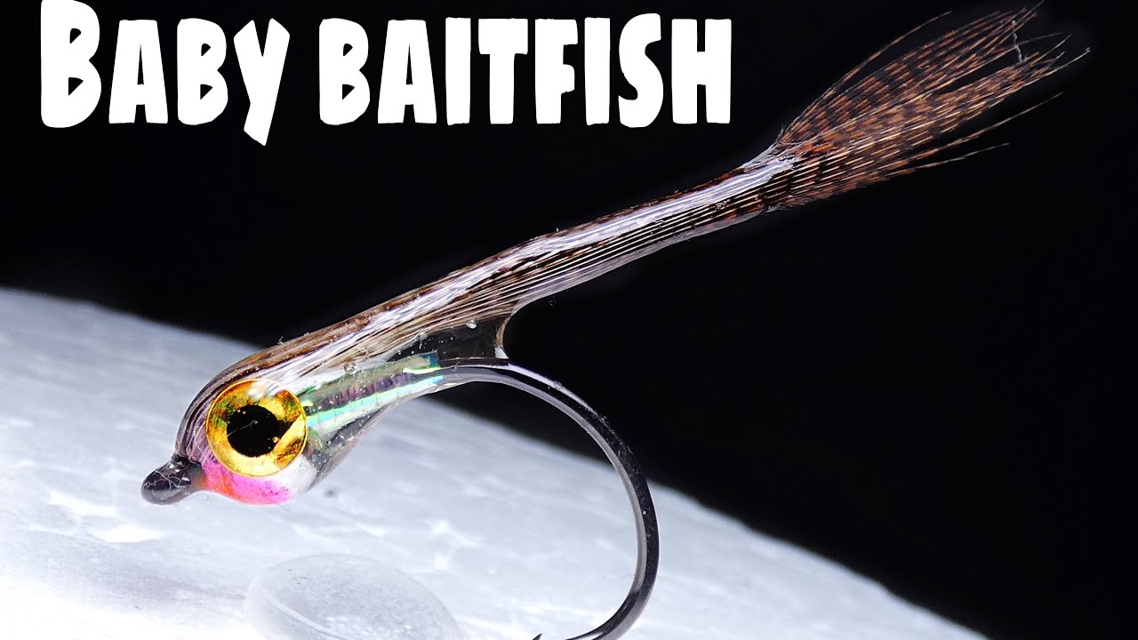 Fly tying BABY BAITFISH by Jorge G. Huertes - YouTube