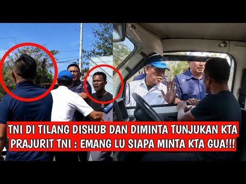 DISHUB LEPAS SERAGAM AJAK DUEL TNI!! BEGINI REAKSI MURKA TNK
