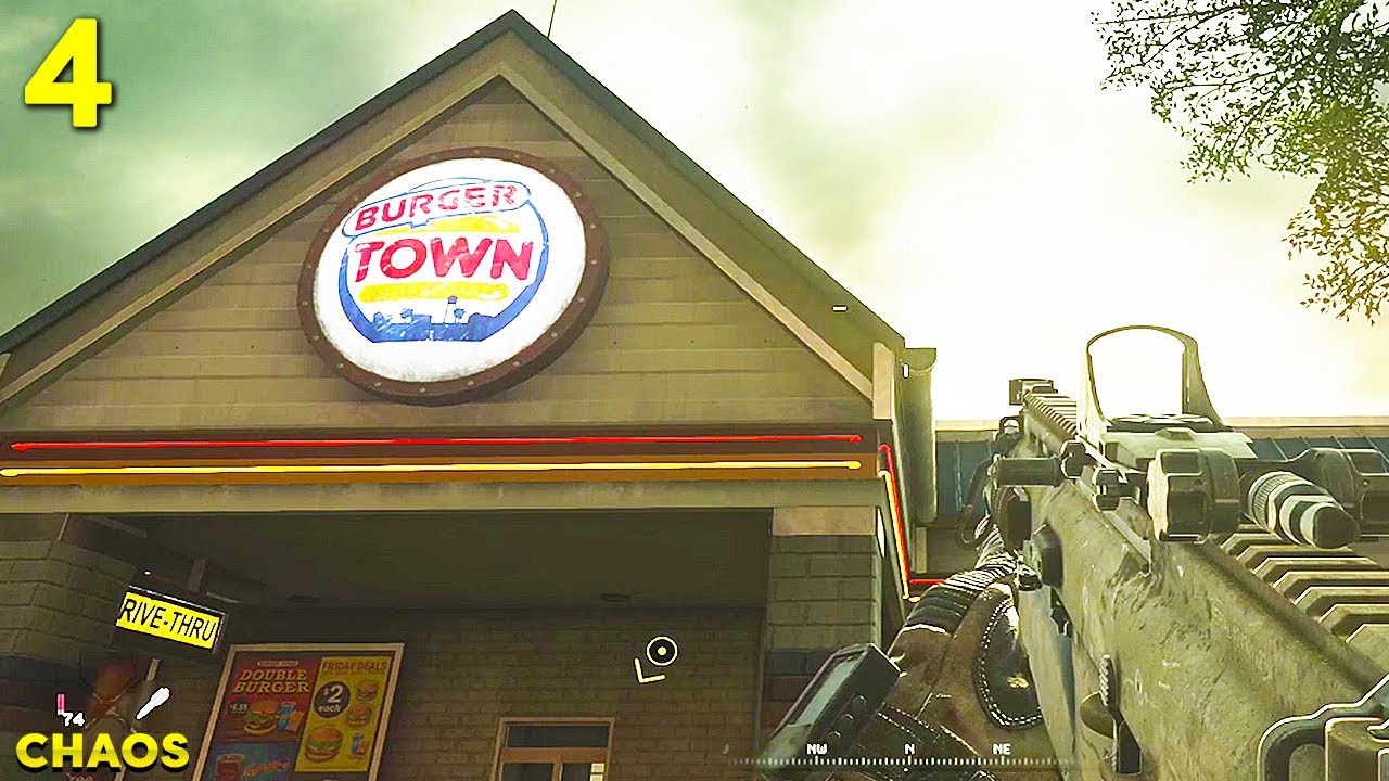 Modern Warfare 2 Remastered - BATTLE FOR BURGER TOWN - Ep.4 - YouTube