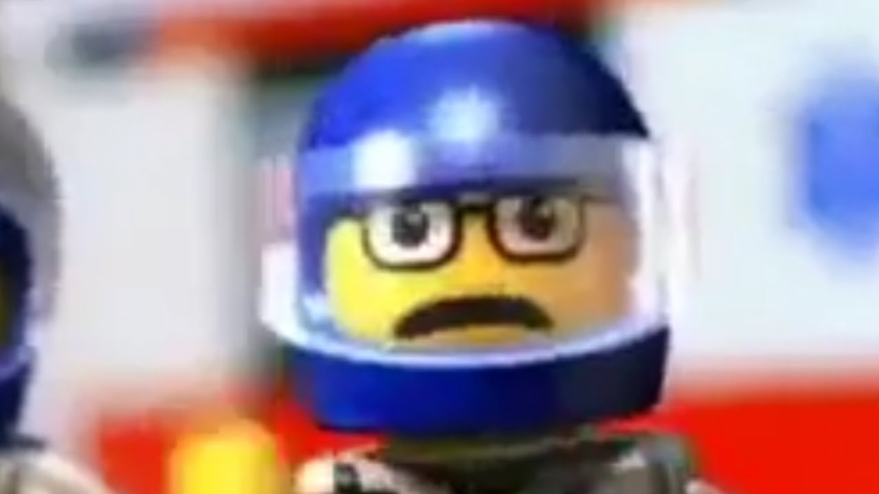 A man has fallen into the man in lego man - YouTube