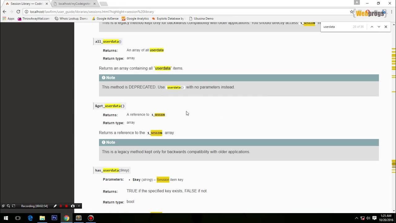 7 - Creating session data using codeigniter for beginners - YouTube