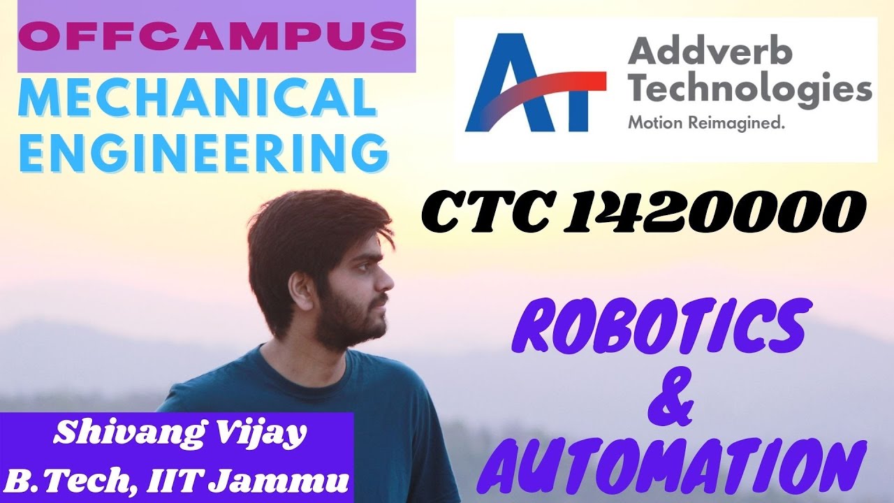 Offcampus Mechanical Engineering | Addverb Technologies | IIT Jammu ...