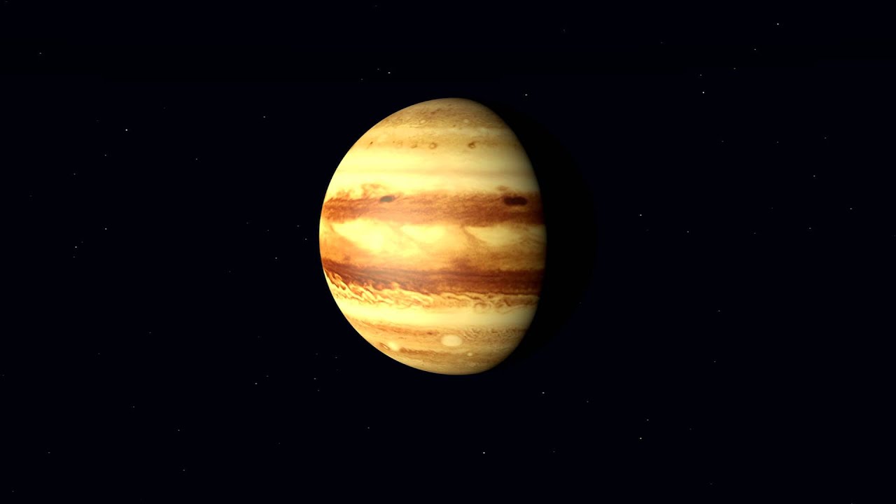 Jupiter Planet Spinning - YouTube