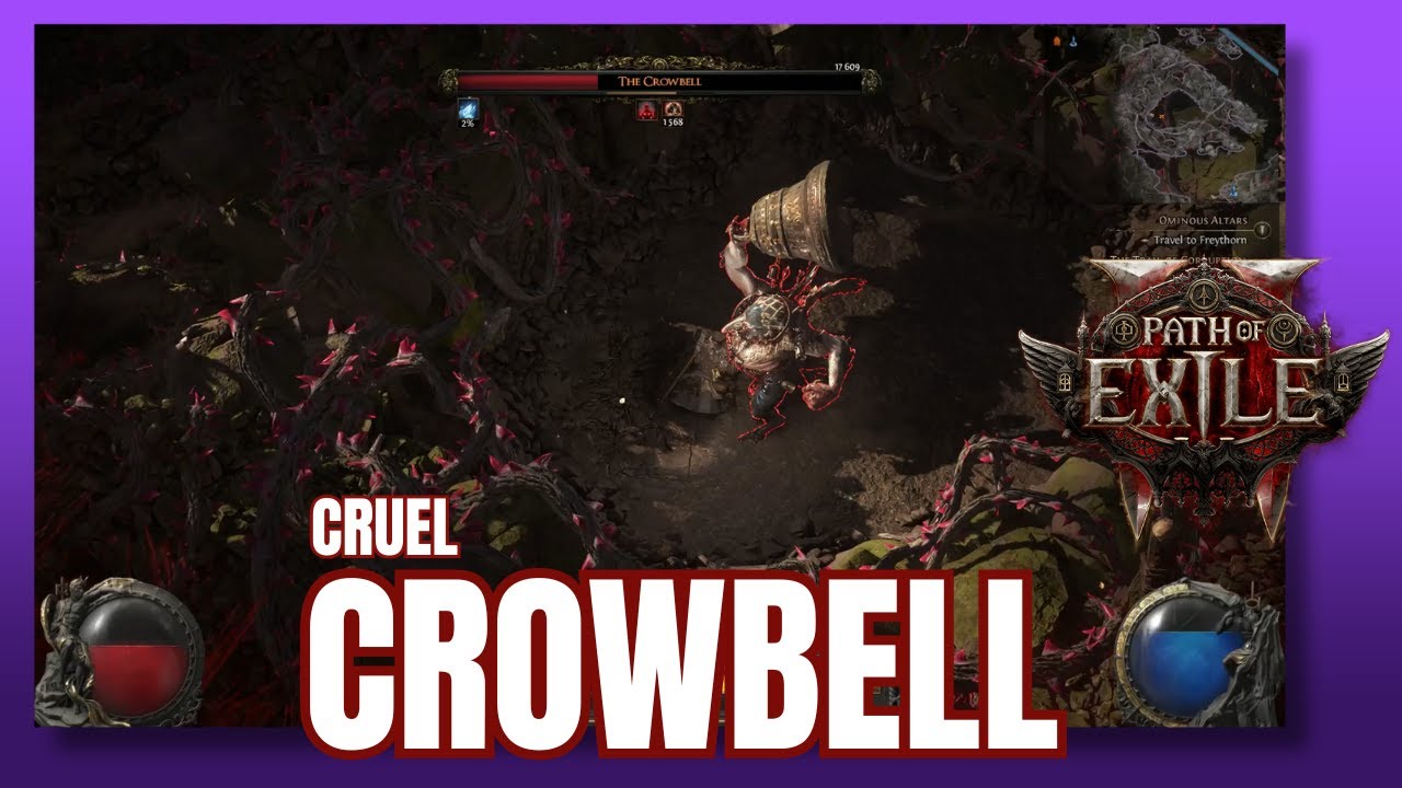 CROWBELL (CRUEL) - Boss | The Hunting Grounds | Path of Exile 2 | Titan ...