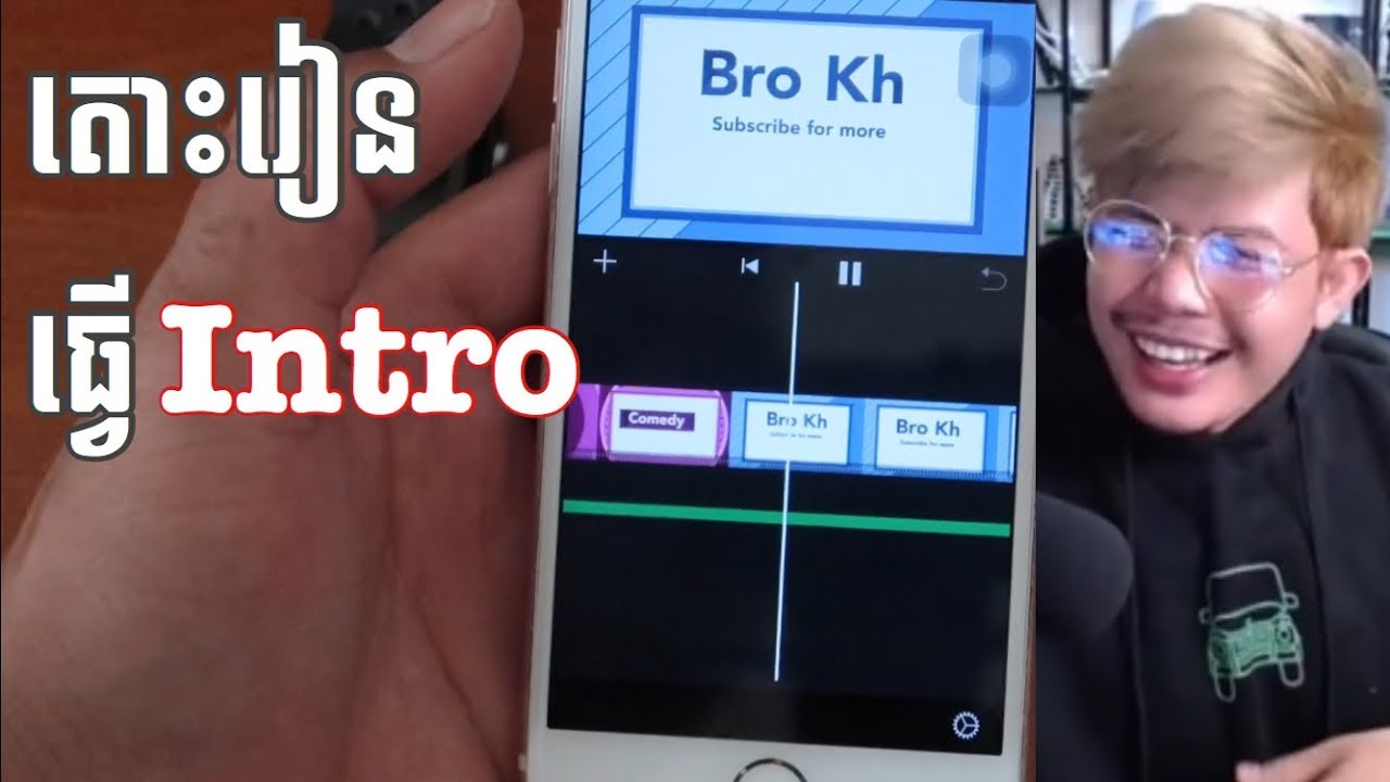 How to make Bro KH intros for YouTube videos on iPhone - YouTube