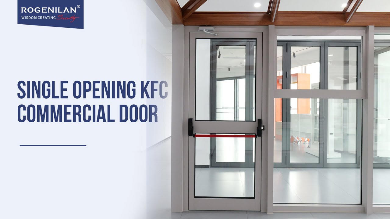 Modernisation Custom designed durable single opening KFC commercial ...