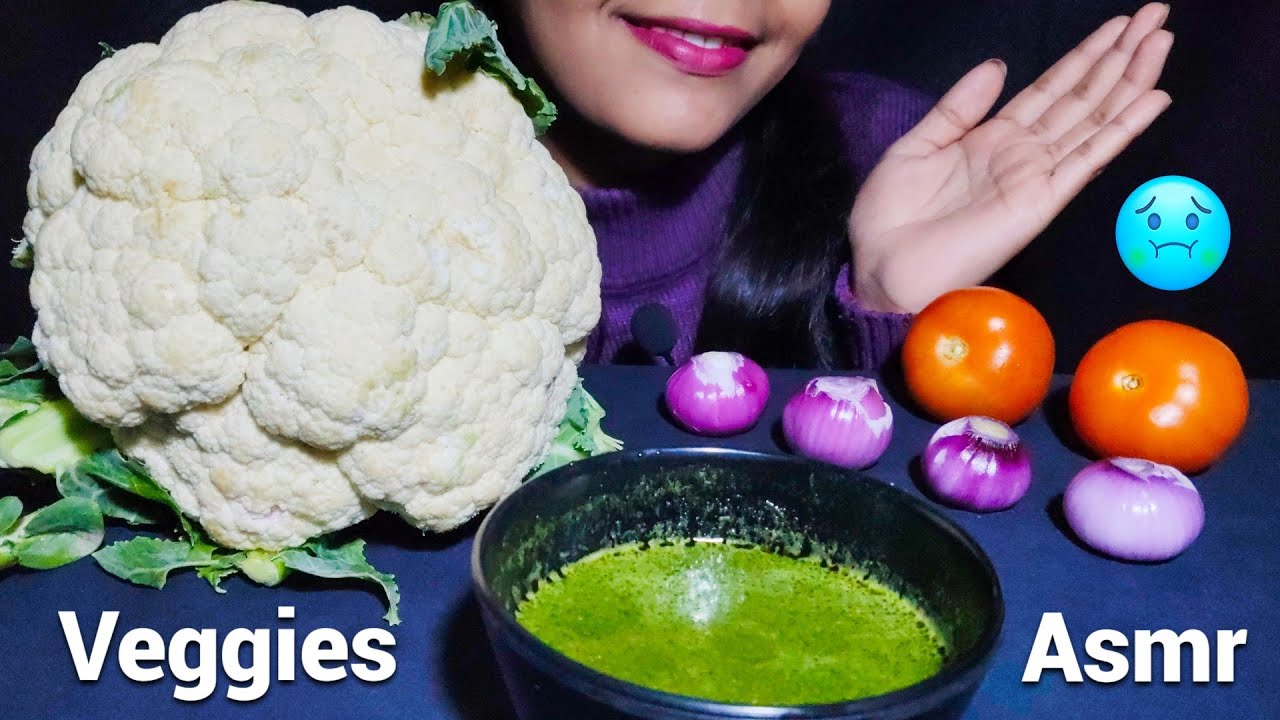 RAW *Vegetables* Mukbang | Eating Raw Veggies ASMR - YouTube