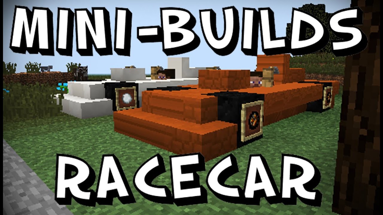 Racecar - Minecraft Mini Builds - YouTube