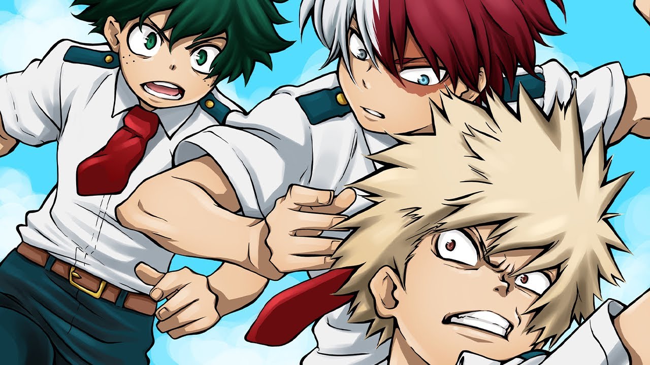 My Hero Academia Rivals: Todoroki, Izuku, and Bakugou Character ...