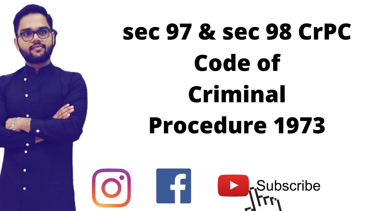 sec 97 & sec 98 CrPC || Habeas Corpus || Code of Criminal Procedure 1973 || Judiciary || LL.B ...