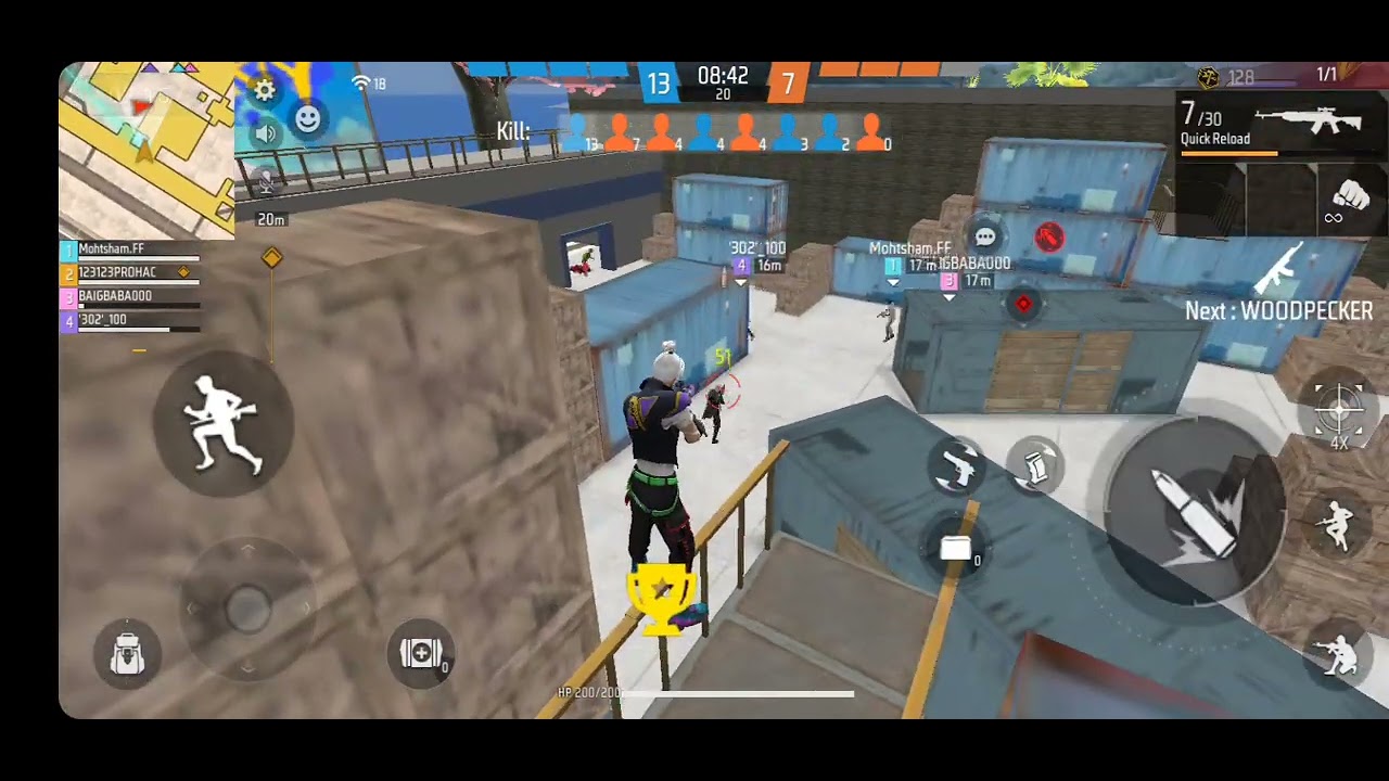 Free fire weapon Master craftland Speedrun - YouTube