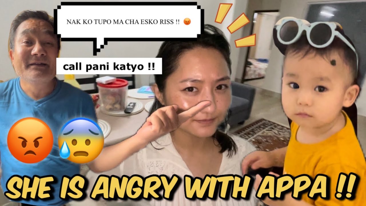 AIE DORJEE IS SUPER ANGRY WITH APPA !! 😡😡+ CHOEJOR FIRST FEW WORDS ...