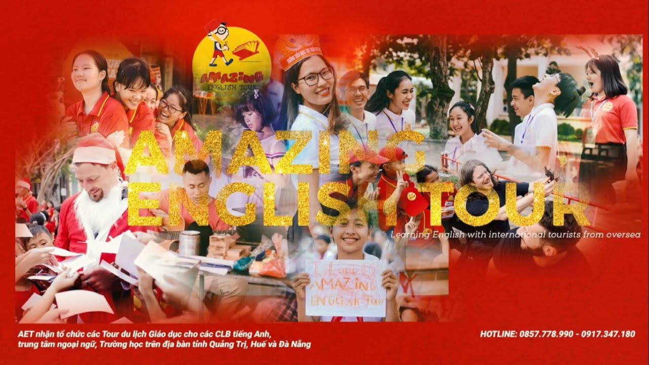 GET TO KNOW ABOUT AMAZING ENGLISH TOUR - YouTube