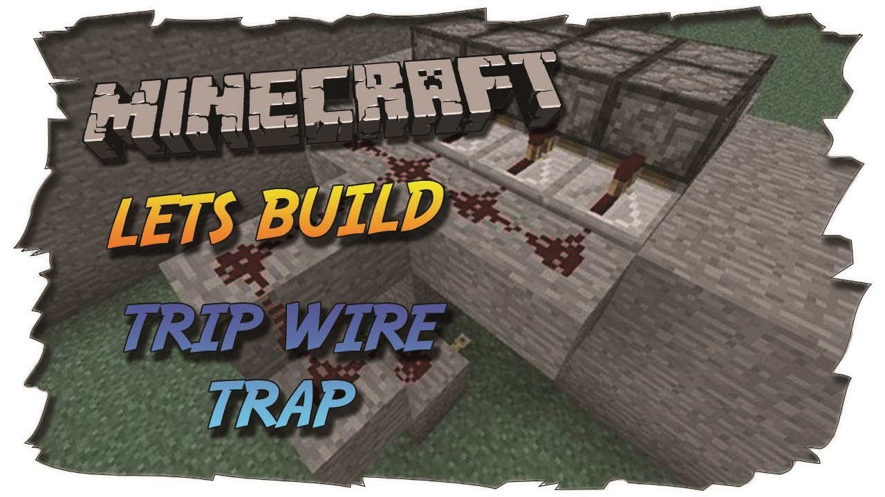 Minecraft: How To Make a Trip wire Trap!! - YouTube