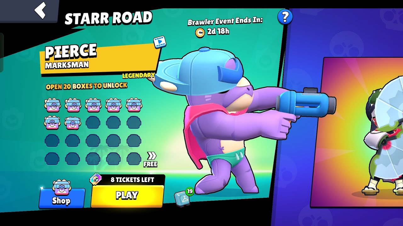 New Legendary Card Pierce Event (Brawl Stars) - YouTube