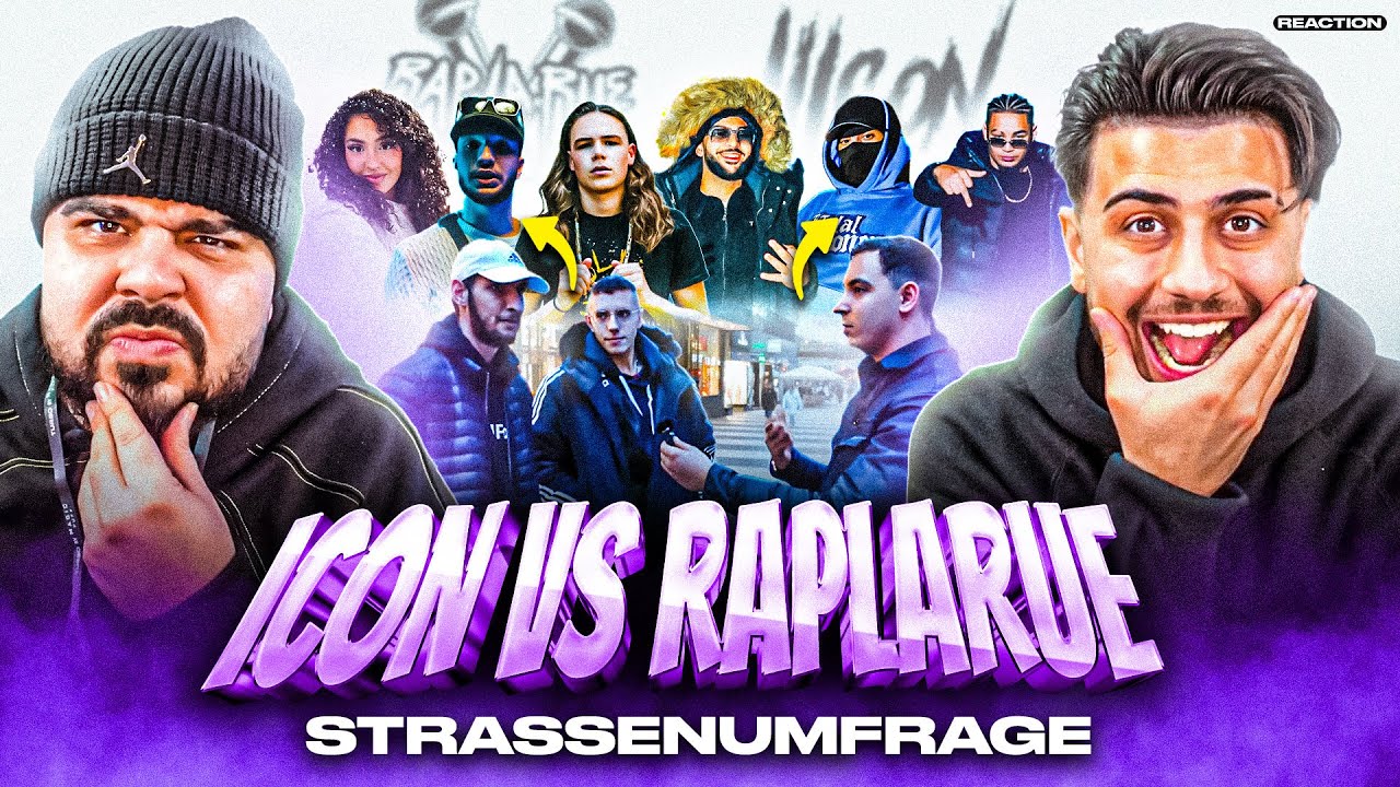 ICON 5 VS RAPLARUE STRAßENUMFRAGE 😱 Welche Rapshow ist besser ...