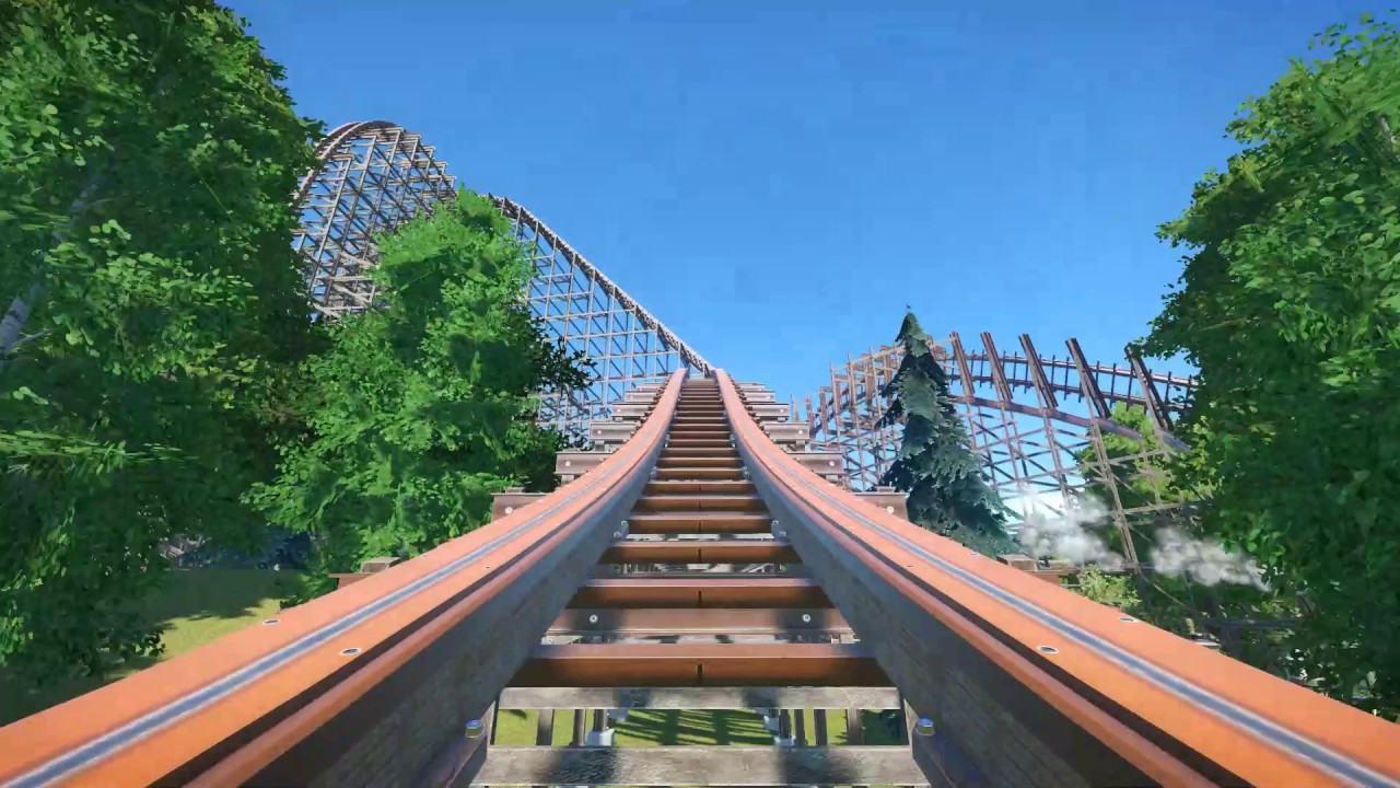 Bandit - A Planet Coaster RMC Wooden Coaster - YouTube