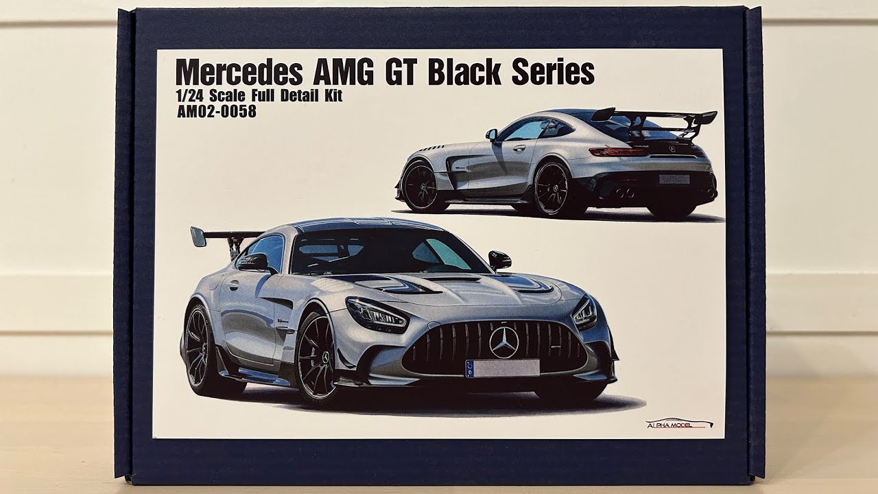 Unboxing Mercedes Benz AMG GT Black Series Alpha Model - YouTube