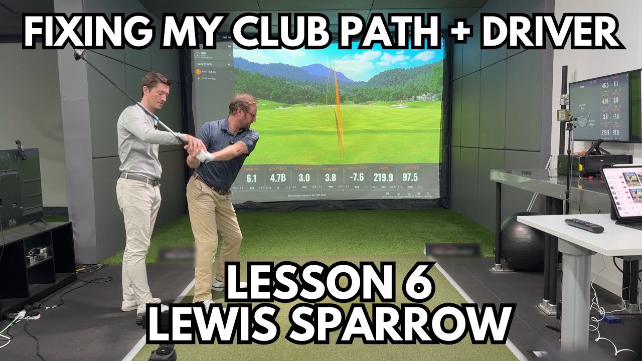 Mastering the Club Path: 6th Golf Lesson with Coach Lewis Sparrow - YouTube