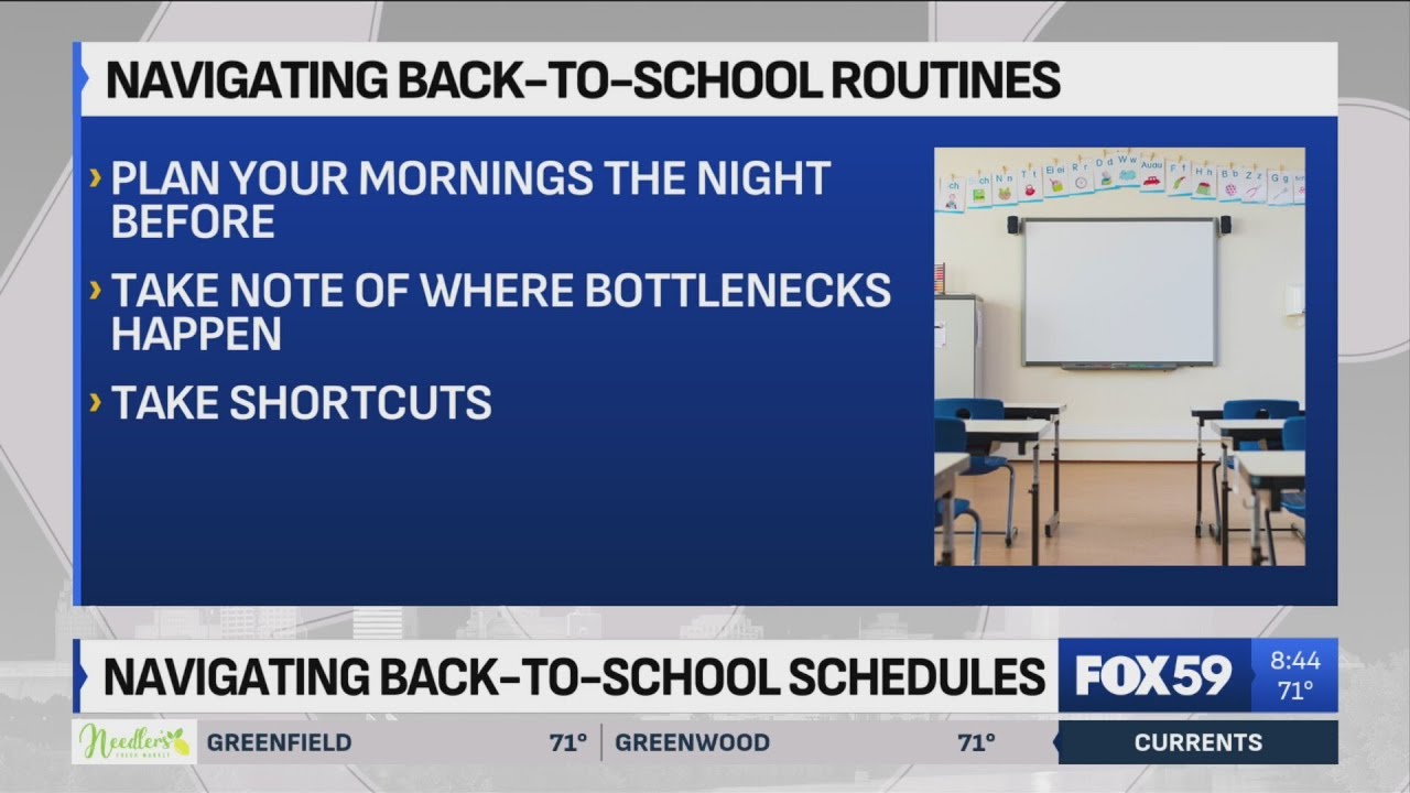 Navigating back-to-school schedules - YouTube