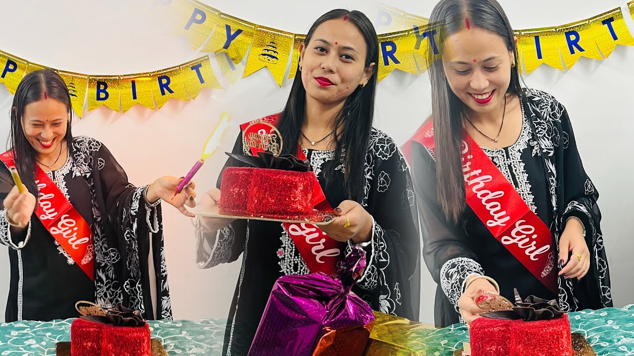 Small and sweet birthday🎂 party celebration 🎉// to aaj ham kaha gye ...