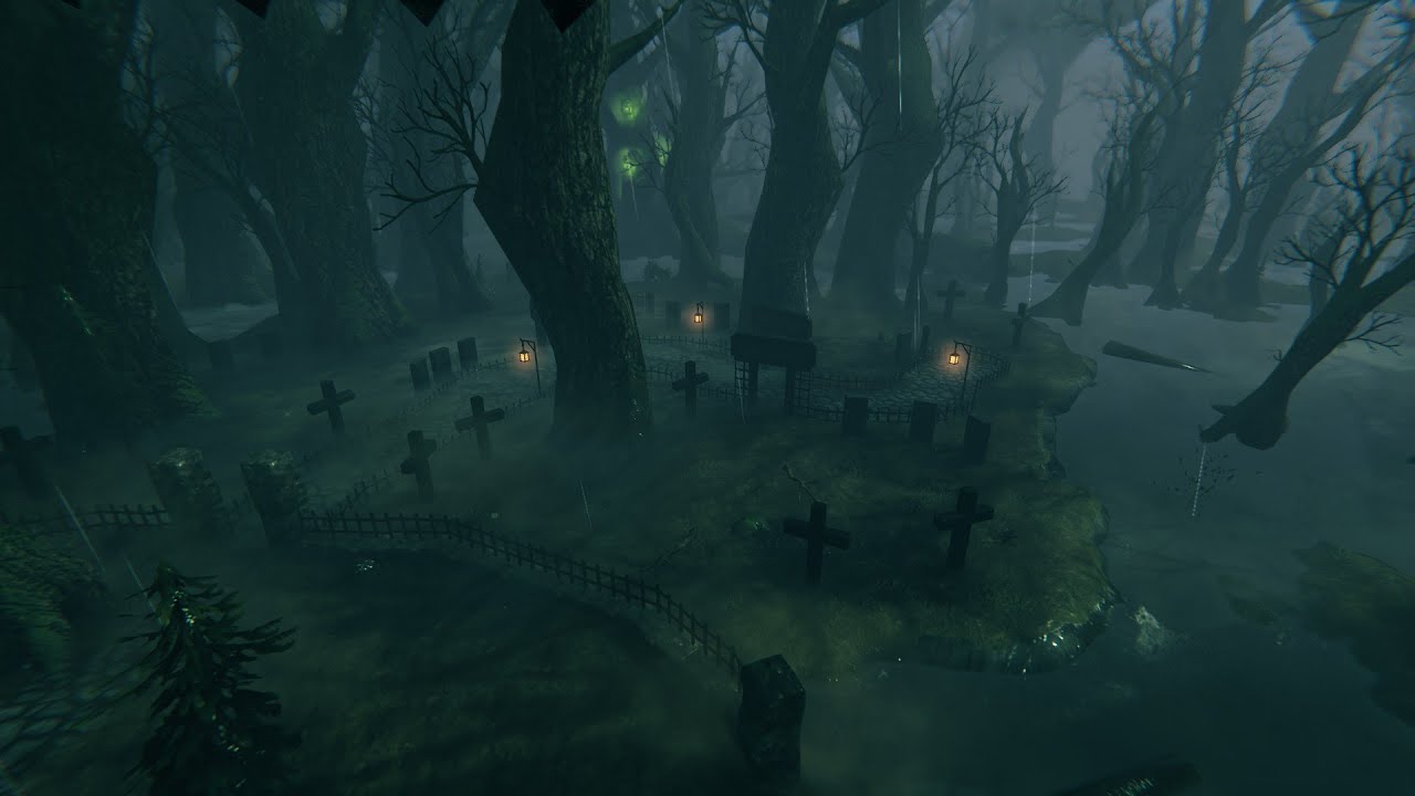 How to Build a Spooky Graveyard in Valheim | Step-by-Step Tutorial ...