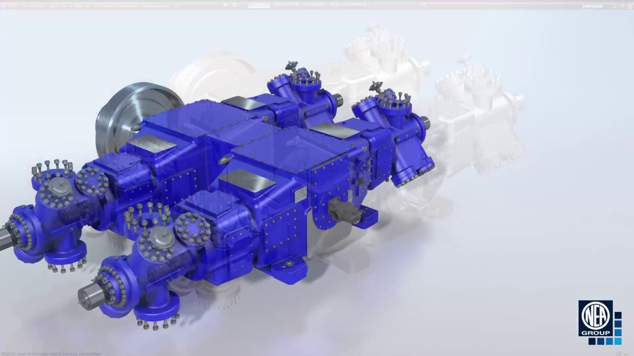 NEUMAN & ESSER High Speed Compressor 560hs - YouTube