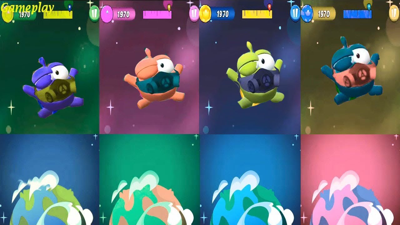 Om Nom Run - Super Nom , BOO, ROBO KID Colors Reaction Gameplay ...