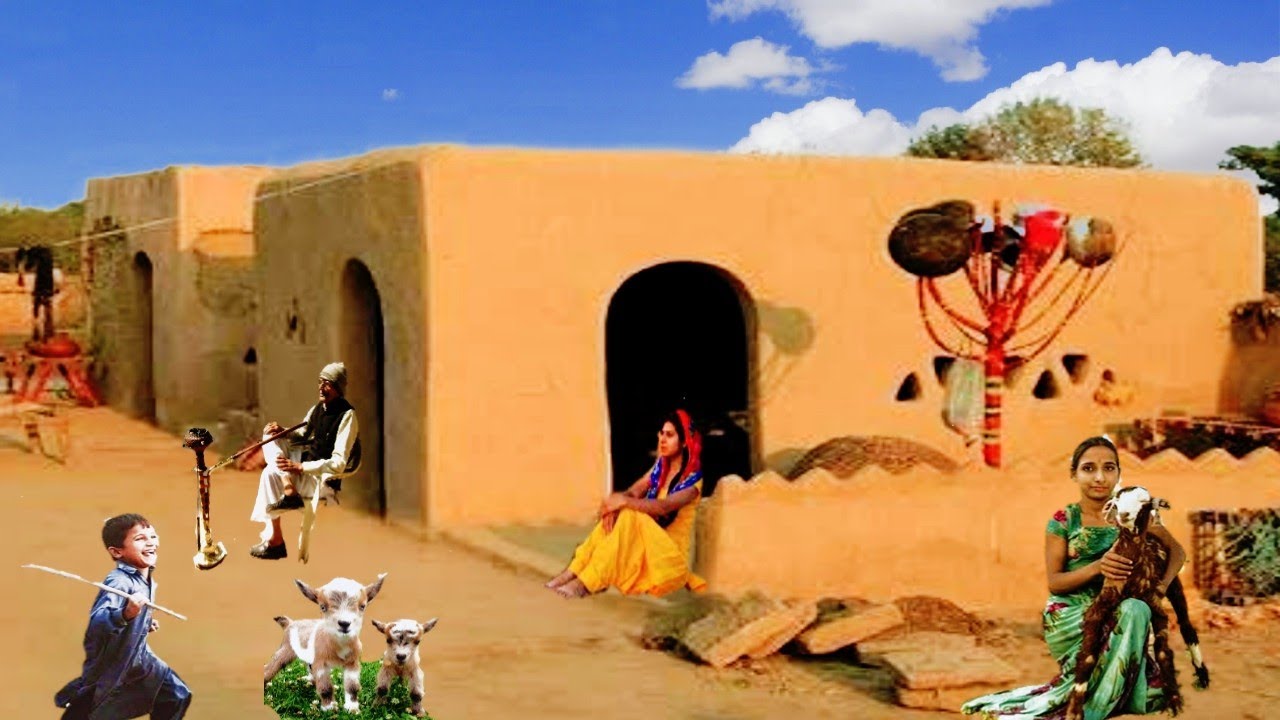 Beutiful Village Rural life Of Pakistan || Sindh - YouTube