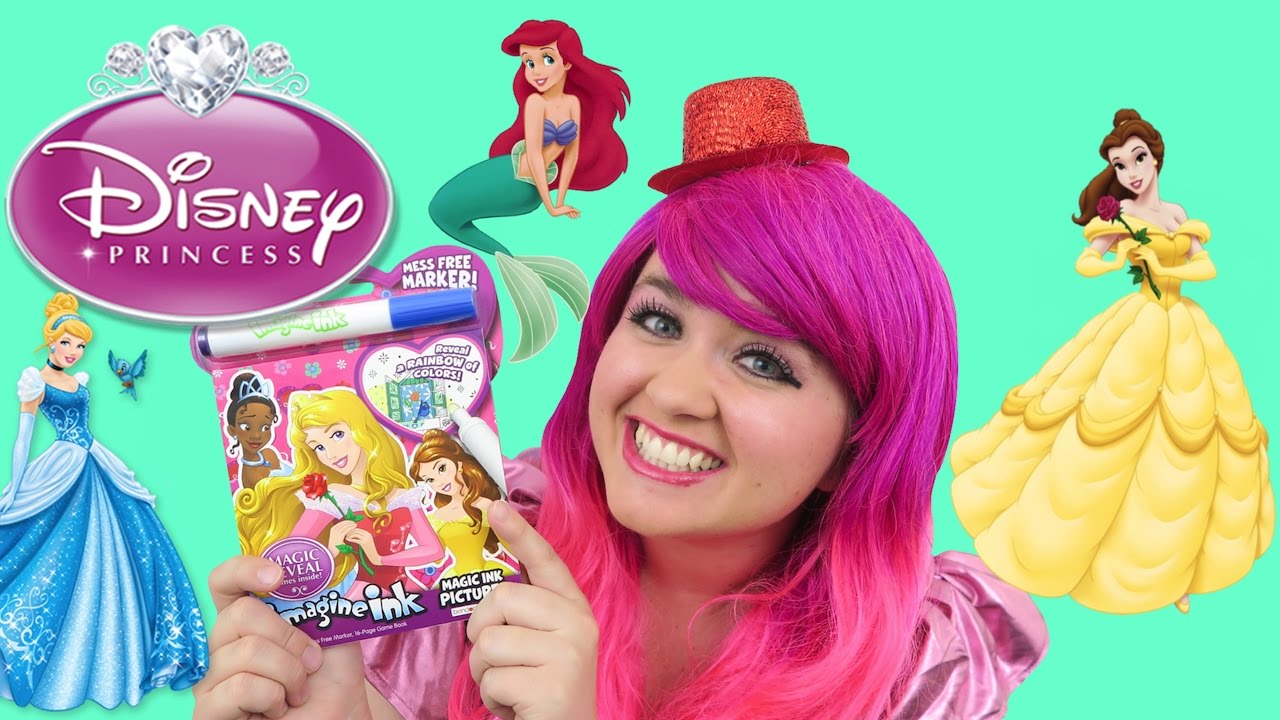 Disney Princess Magic Ink Coloring & Activity Book Imagine Ink | KiMMi ...
