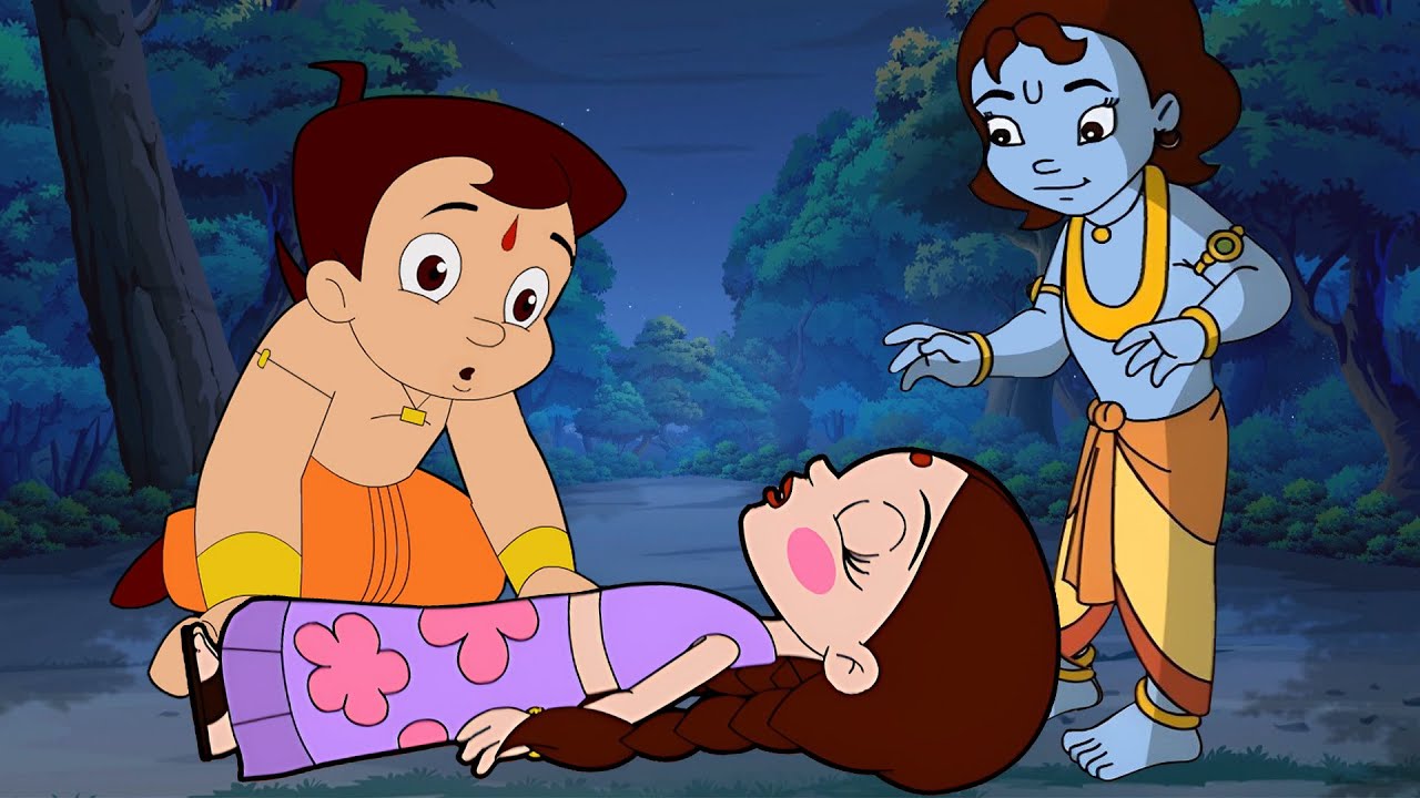 Chhota Bheem aur Krishna - Rescuing Chutki from Danger | Kirmada ...