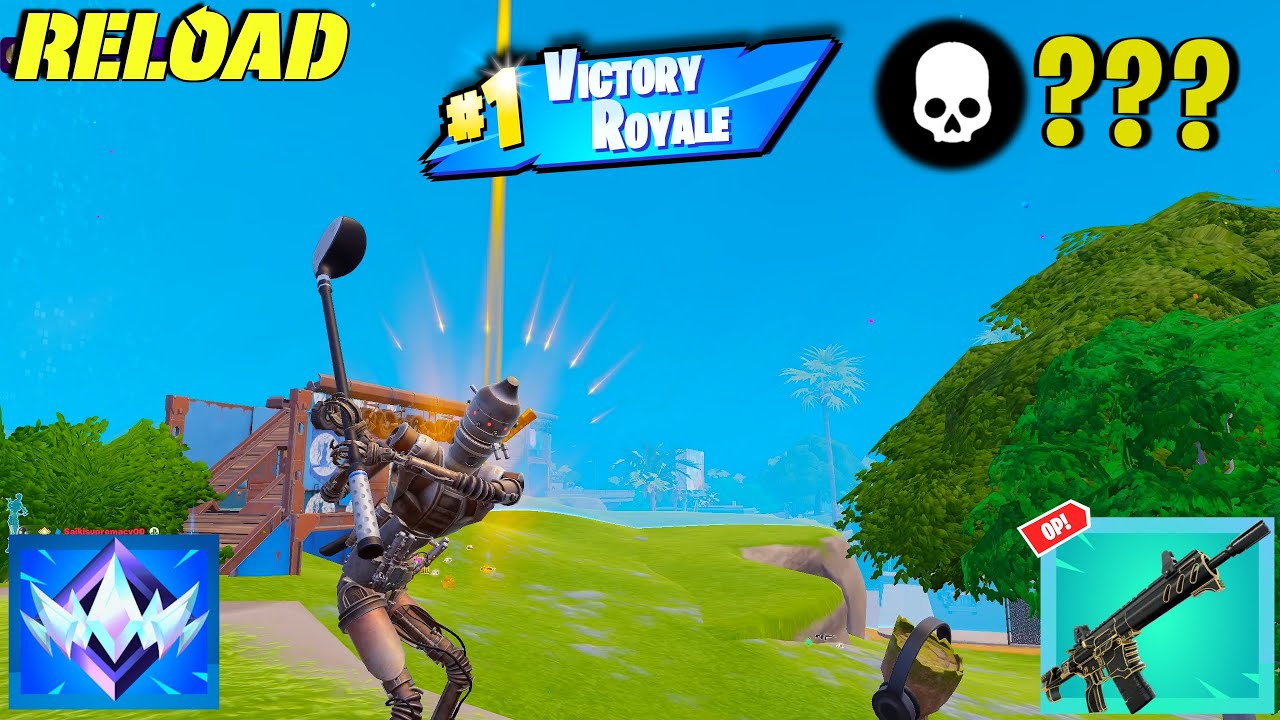 High Elimination Ranked "Zero Build" Reload Gameplay | (Fortnite ...
