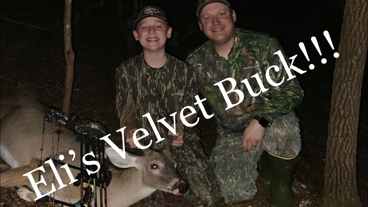 Eli’s Velvet Buck! Heavy Arrow with High FOC! North Georgia Bow Hunt ...