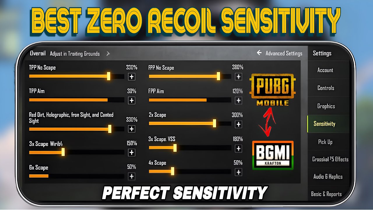 Non Gyro No Recoil sensitivity | Best NON GYRO SENSITIVITY SETTINGS ...