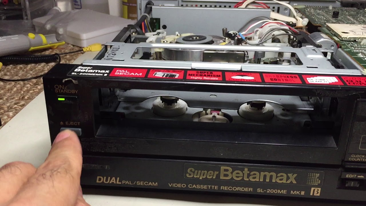 Sony SL-200ME MKIII VCR (Betamax Video) Problem . HELP - YouTube
