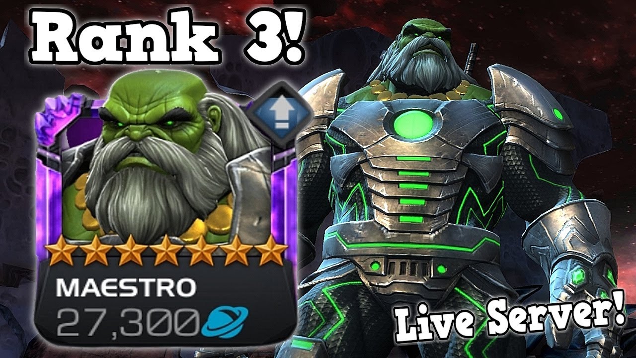 7 STAR RANK 3 MAESTRO! My New Favorite Champion! | Marvel Contest of ...