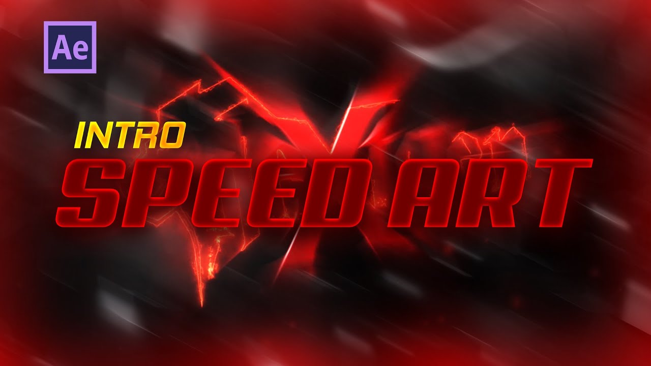 Making of an intro in After effect but in fast-forward | Speed-Art ...