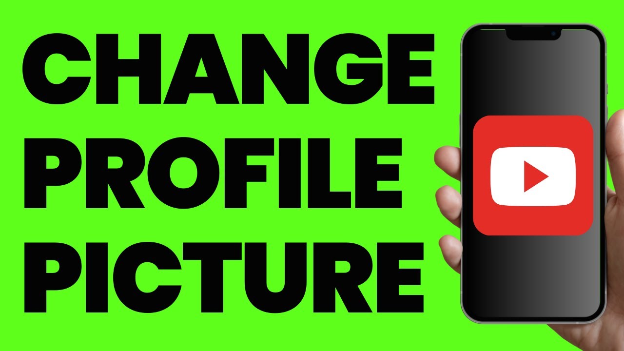 How To Change Profile Pic In Youtube Channel - YouTube