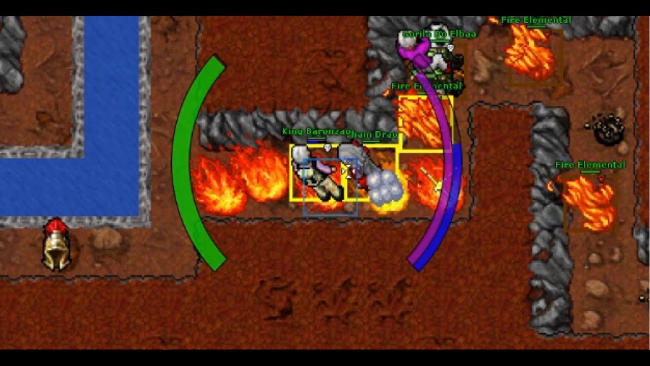 TIBIA PK - KILL PLAYER LVL 137 - TRAP #2 - YouTube