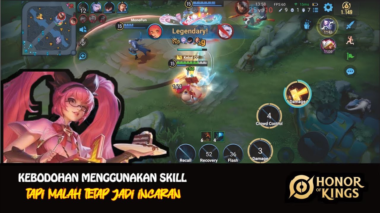 Emang Boleh Salah Tekan Skill - Gameplay Angela HOK - Mage Angela HOK # ...