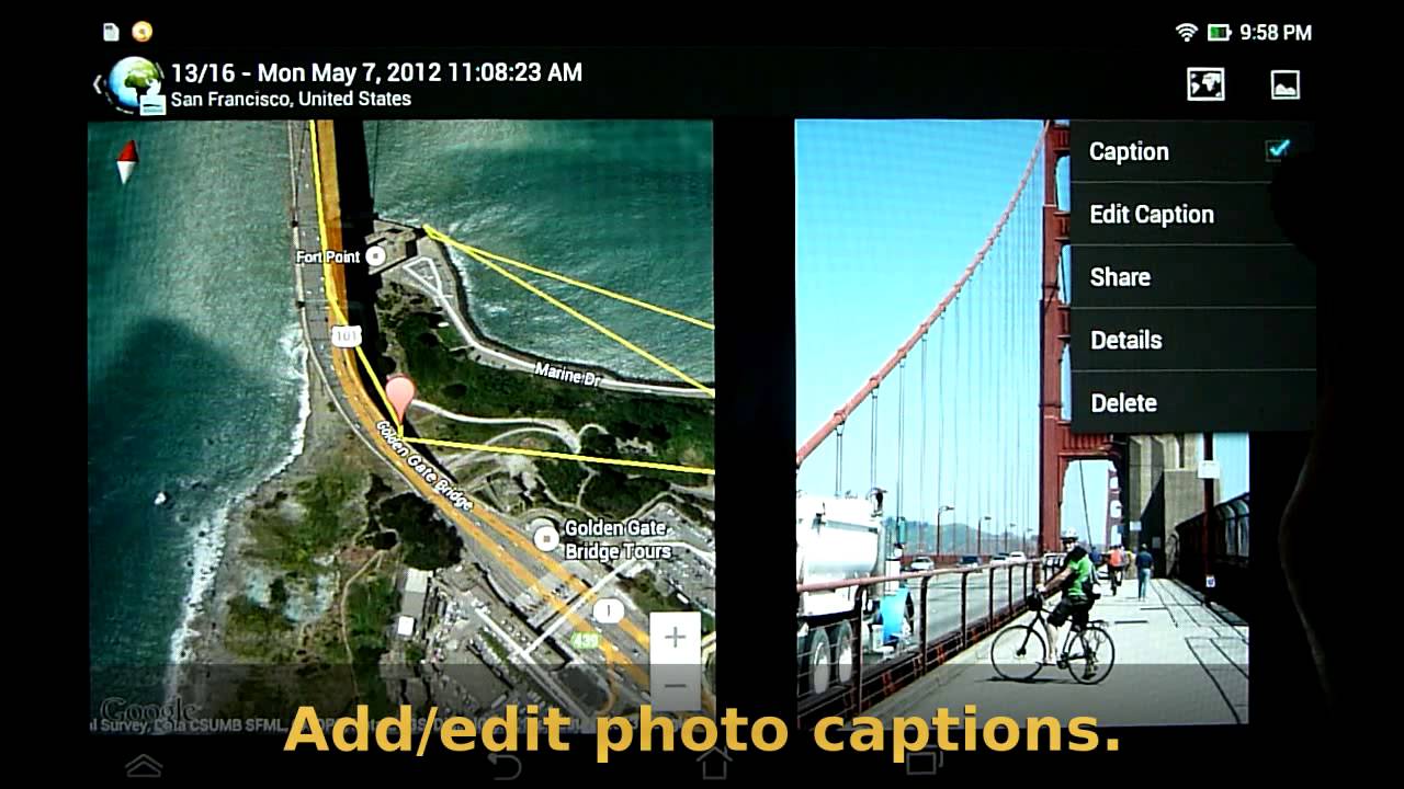 PhotoMap - Geo Photo Gallery for Android - YouTube