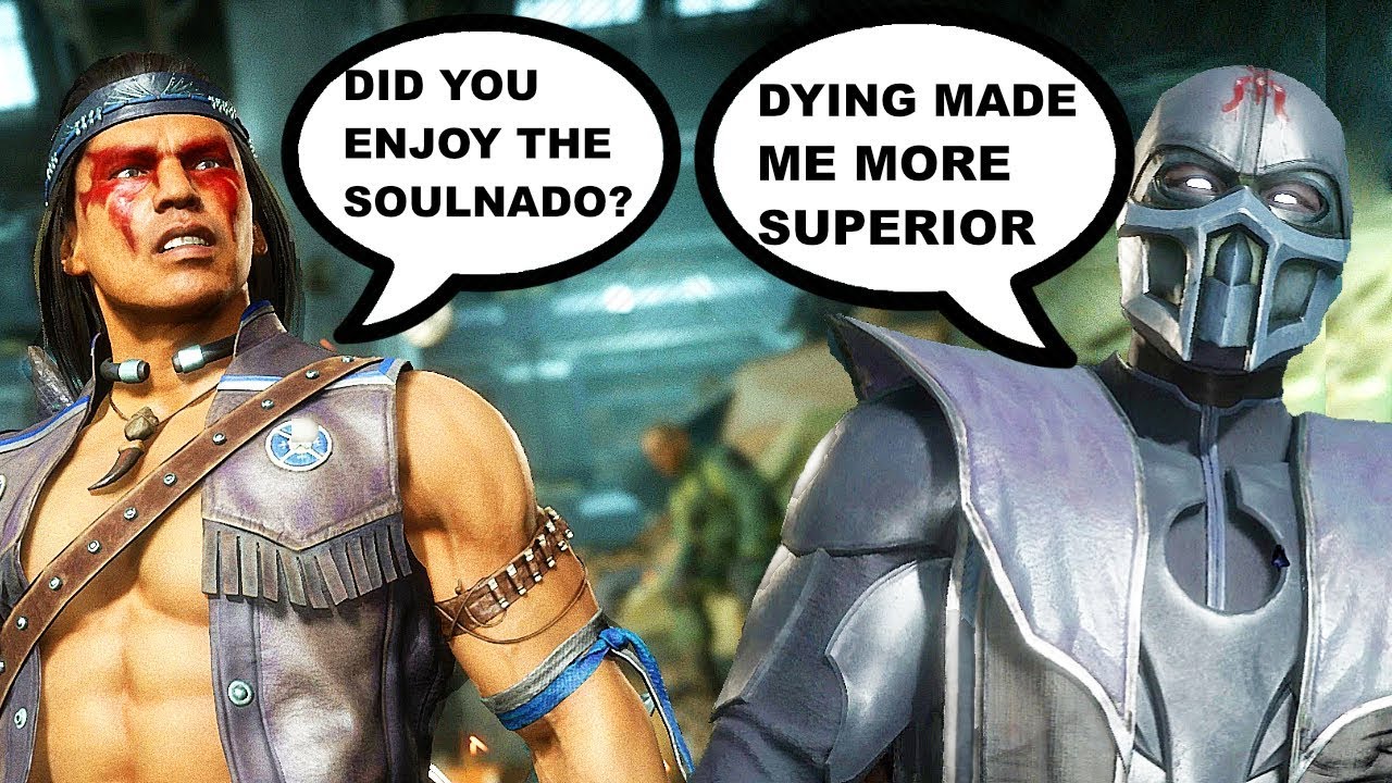 Nightwolf Meets Noob Saibot After Kicking Him Into Soulnado Scene ...