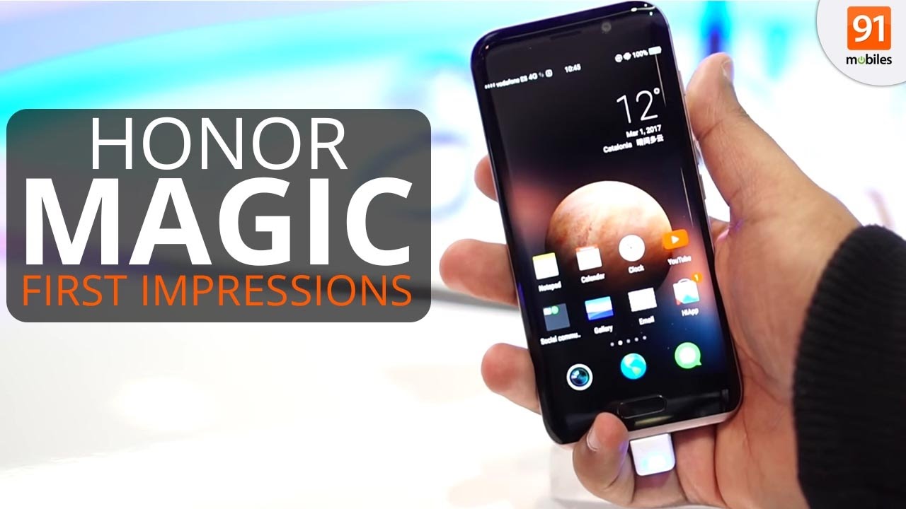 Honor Magic: First Look | Hands on | MWC 2017 - YouTube