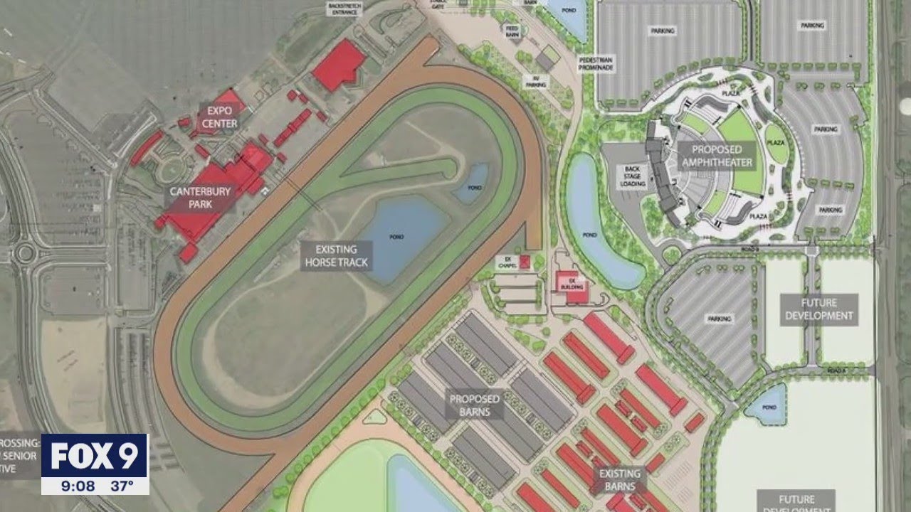 19,000 -person amphitheater proposed for Canterbury Park grounds I KMSP ...