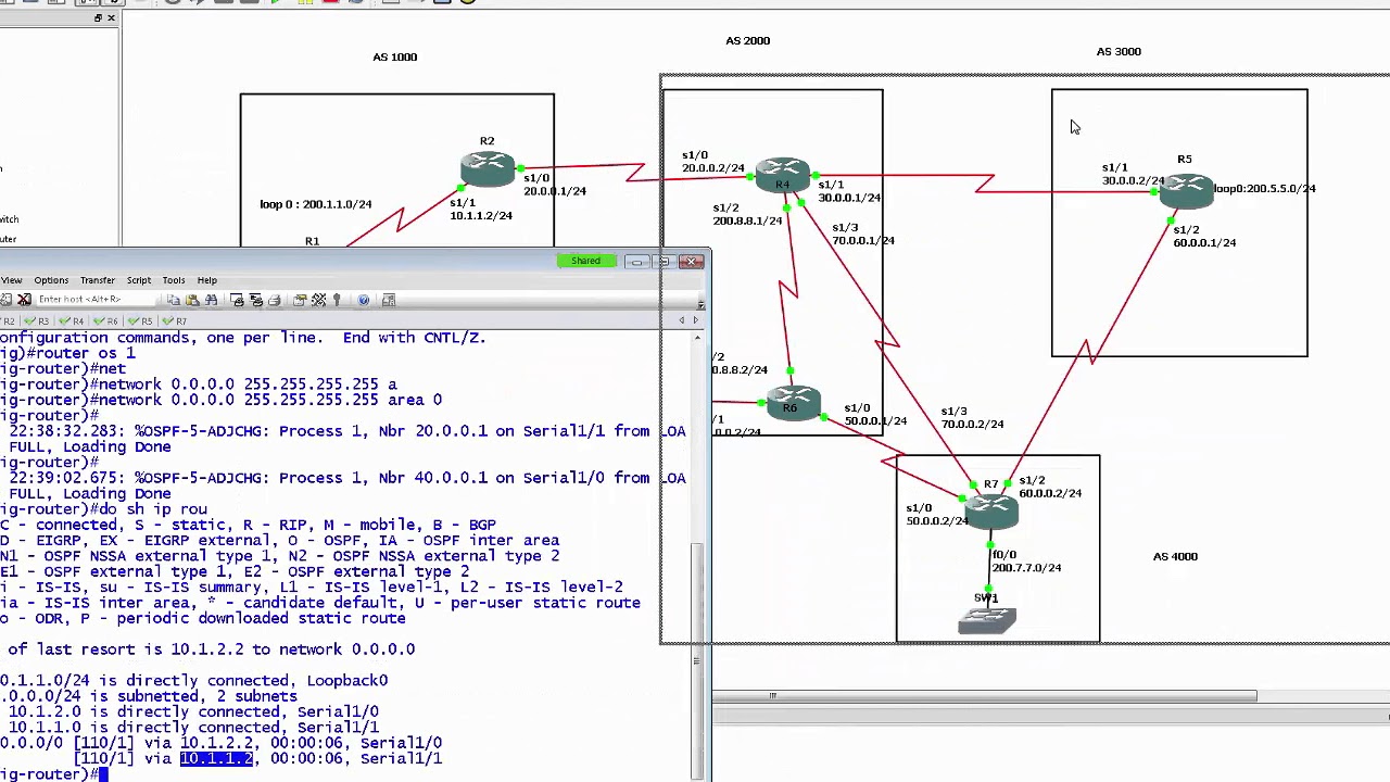 lec 19 BGP metric attributes - YouTube