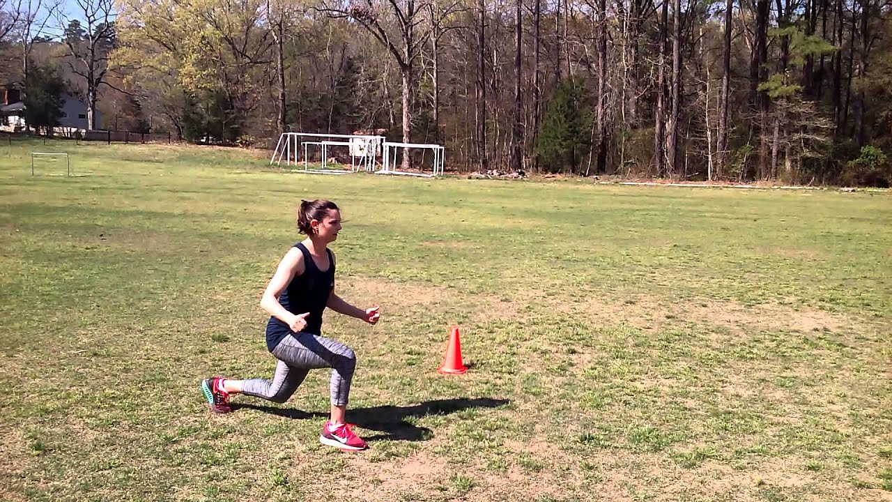 Speed II - Alternating Leg Drop Lunges - YouTube