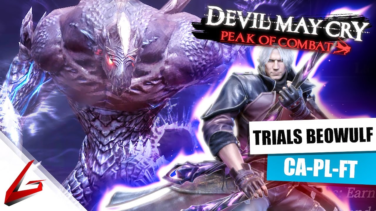 Devil May Cry: Peak of Combat - Trial of Adversity - Beowulf Boss [Hard] [CA/PL/FT] - YouTube