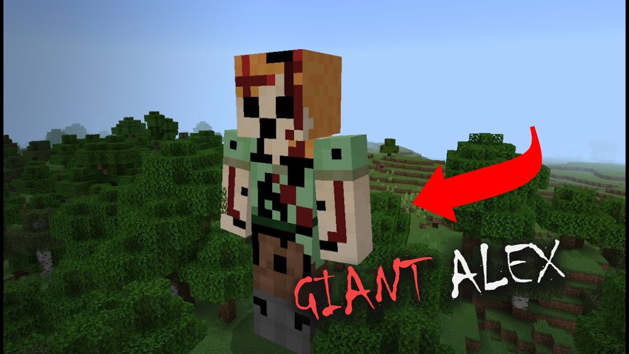 CREEPYPASTA,AKU BERTEMU GIANT ALEX DI MINECRAFT...‼️ - YouTube
