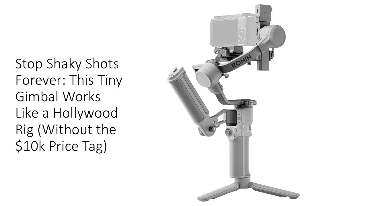 Stop Shaky Shots Forever: This Tiny Gimbal Works Like a Hollywood Rig ...